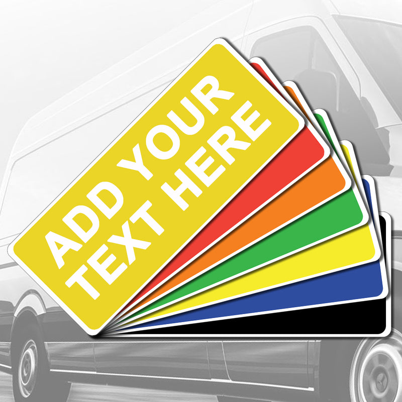 Custom Vehicle Sticker or Magnet - Various Sizes – Safe Response UK