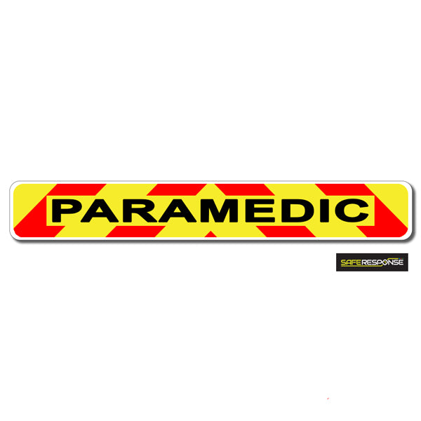 Reflective Rear Chevron - PARAMEDIC – Safe Response UK
