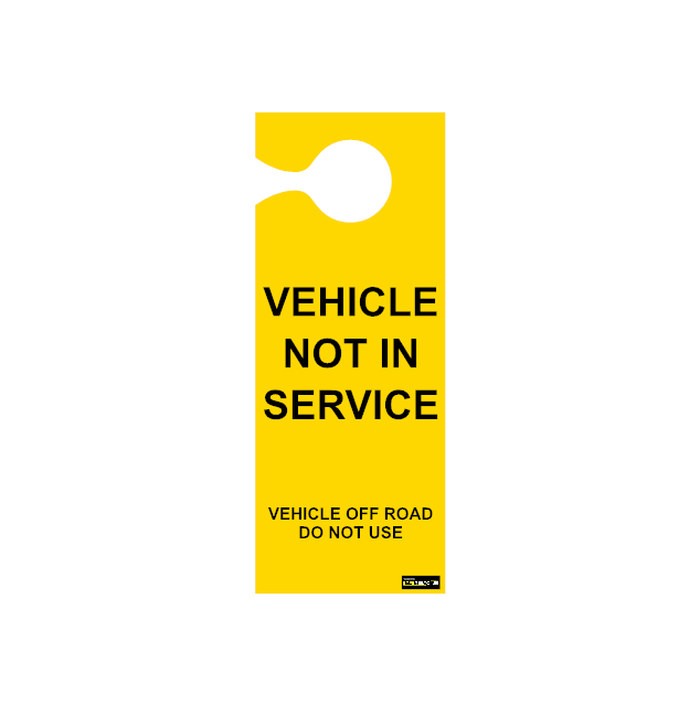 VOR – Vehicle Off Road Sign / Hanger – Do Not Use – Safe Response UK