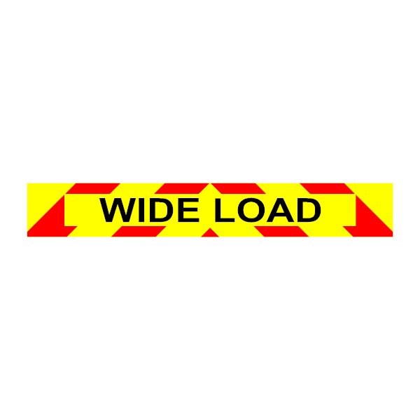 Reflective Rear Chevron - WIDE LOAD – Safe Response UK
