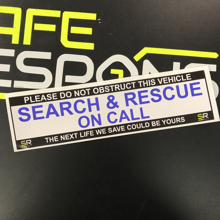 Emergency Service Stickers – Safe Response UK