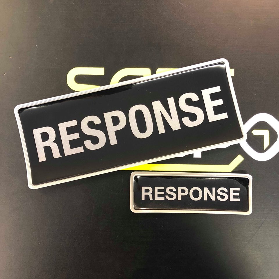 Reflective Badge - RESPONSE Set – Safe Response UK