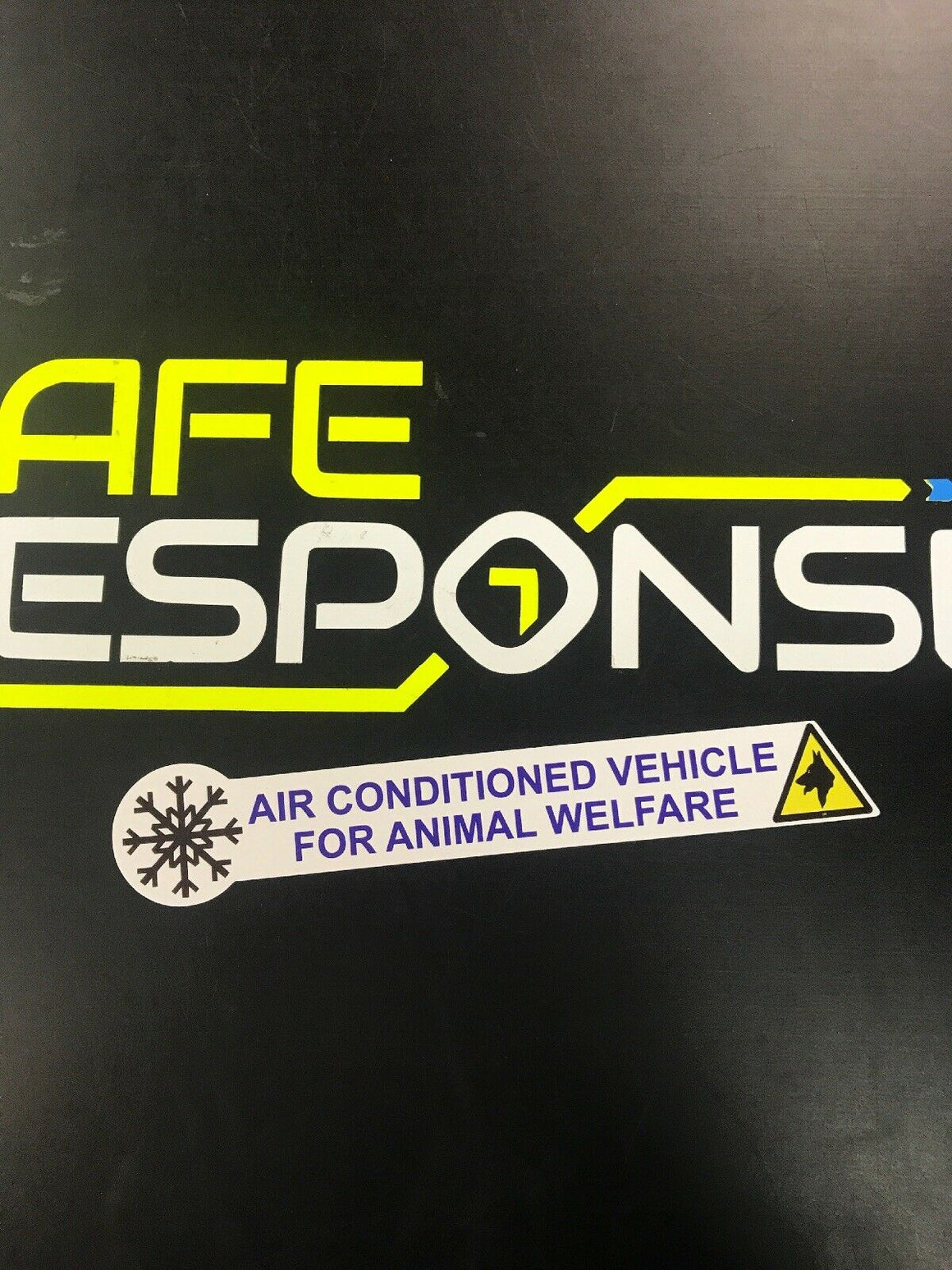 Emergency Service Stickers – Safe Response UK