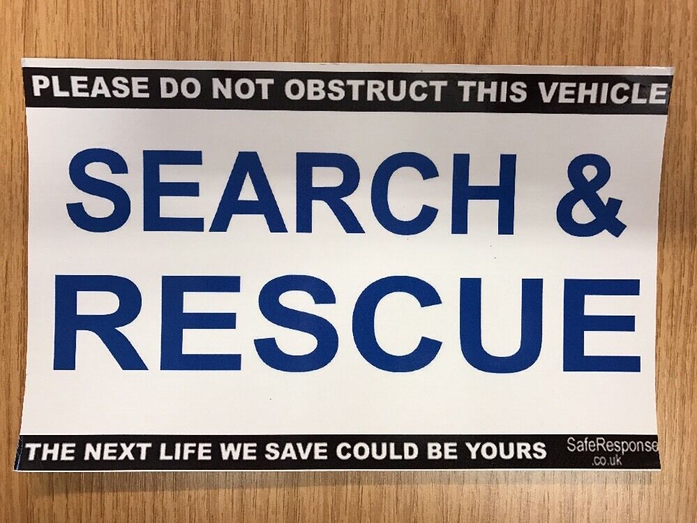 Dash Card Search and Rescue – Safe Response UK